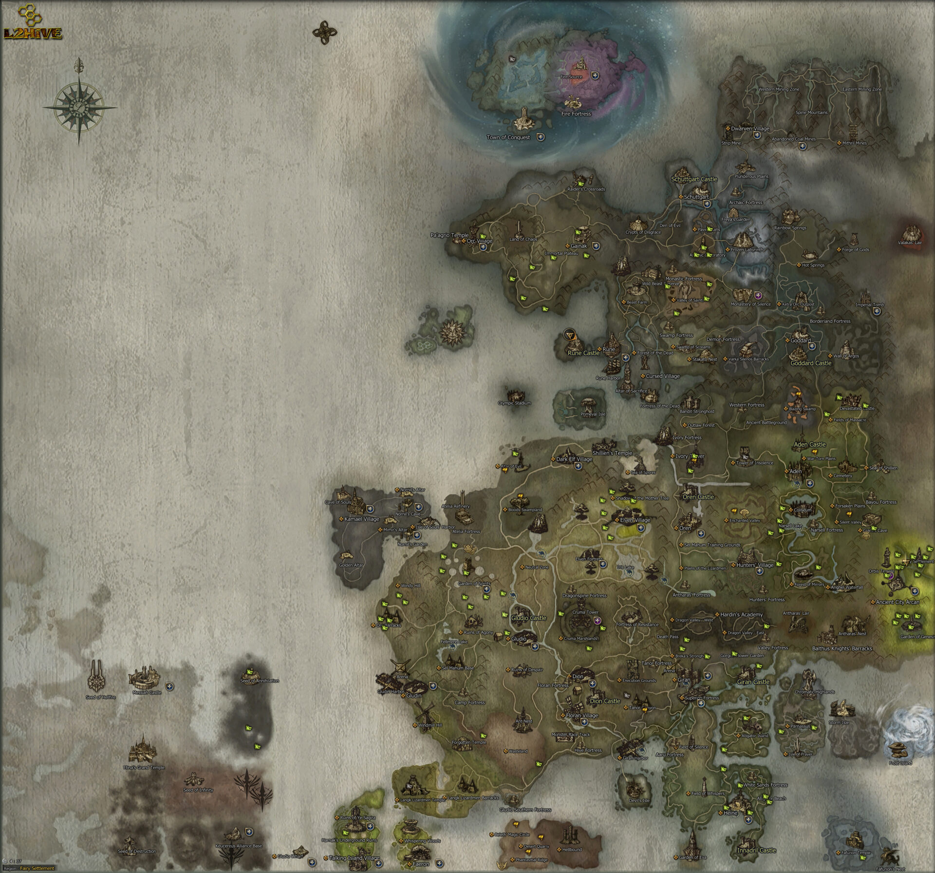 Raid Bosses Lv.85-99 - L2HiVE